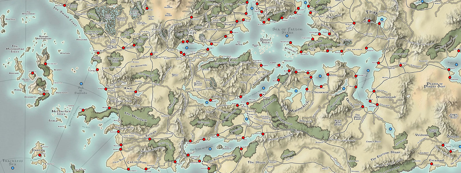 A Great Interactive Forgotten Realms Map - JEB Guild